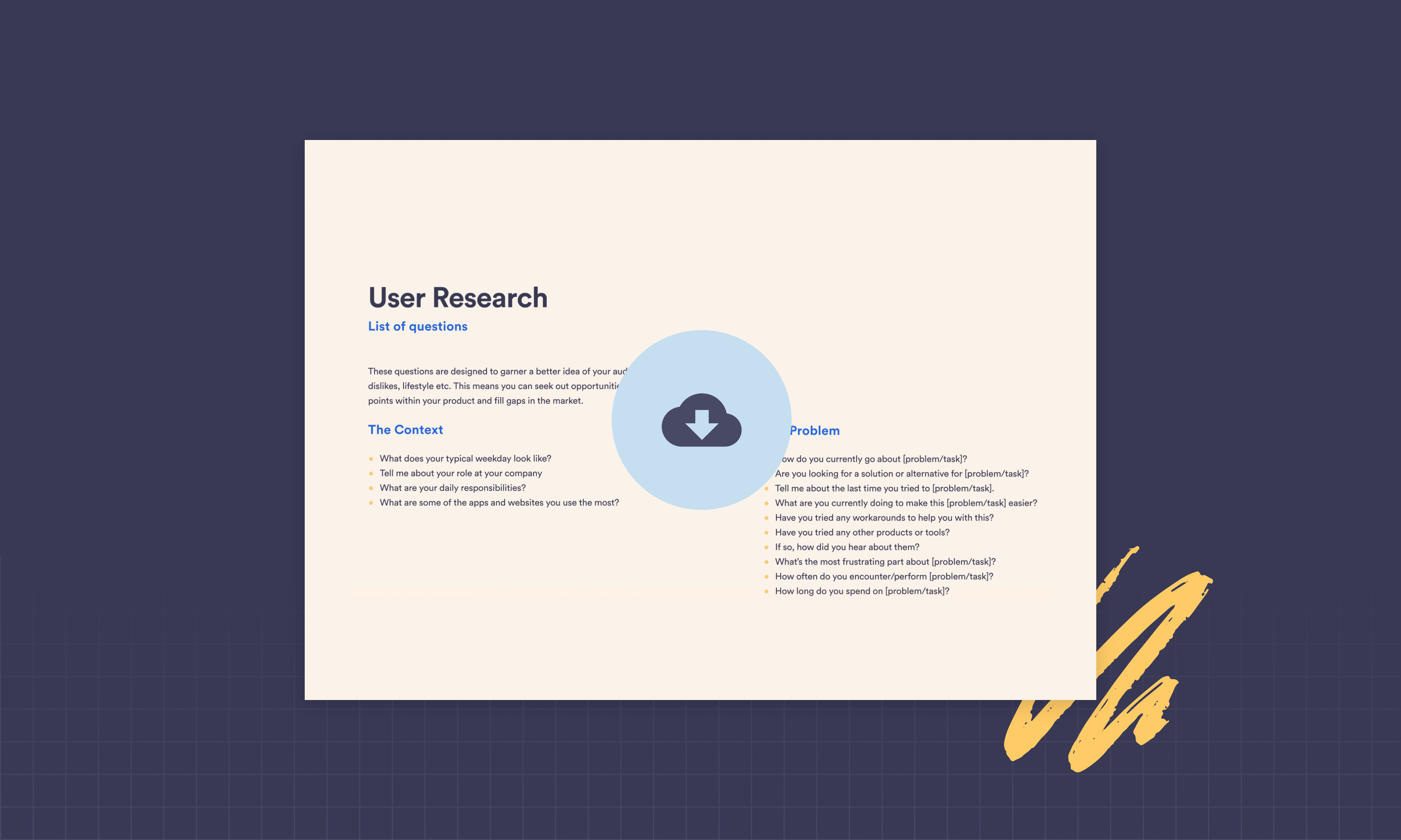A guide to user testing & data collection | Free user testing questions ...